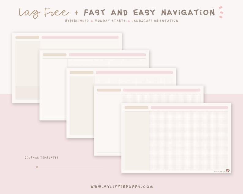 Undated Kawaii Weekly Digital Planner/ Cute Digital Planner/ Kawaii ...