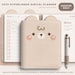 Cute Beige Digital Notebook Template: Woodland | Goodnotes, Samsung ...
