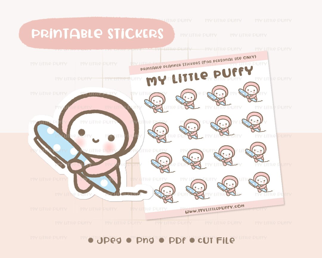Cute Pen Printable Planner Sticker/ Pen Planner Sticker/ Take Notes ...