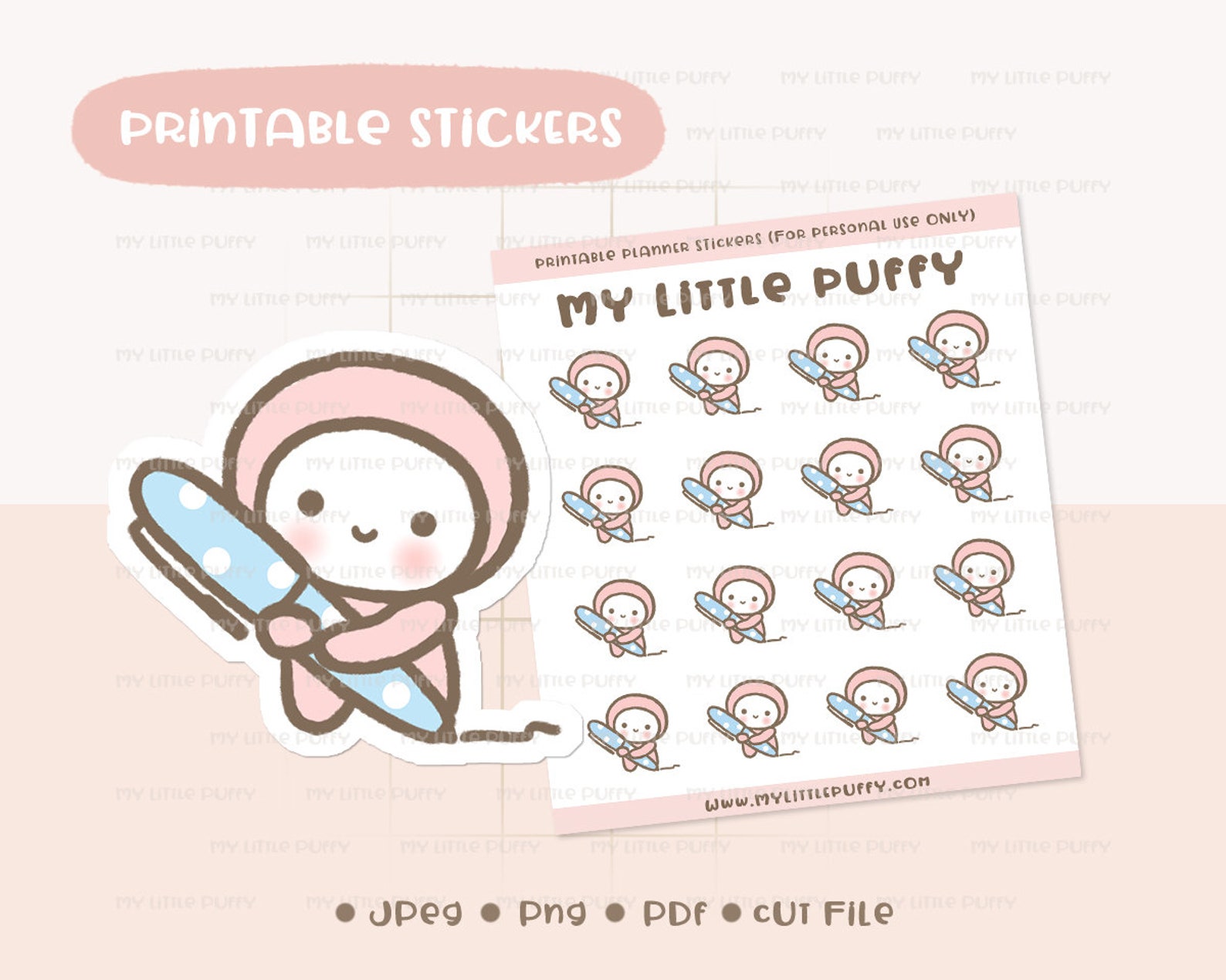 Cute Pen Printable Planner Sticker/ Pen Planner Sticker/ Take | Etsy