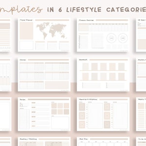 Pink Undated Digital Planner/ Goodnotes Planner/ Daily Digital Planner ...