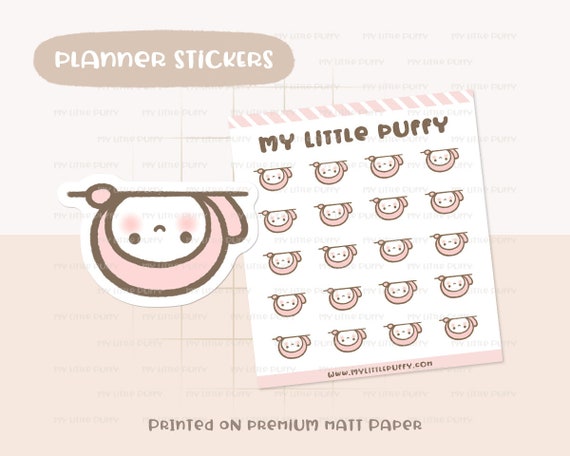 Peekaboo Planner Stickers/ Puffy Peeking Planner Stickers/ - Etsy