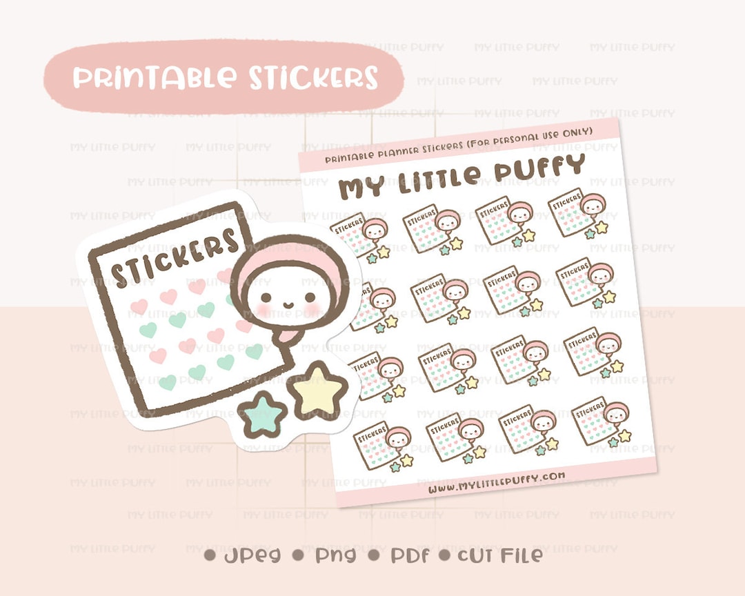 Stickers Printable Planner Sticker/ Planning Time Planner Stickers ...