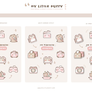 Cute Digital Planner Stickers/ Kawaii Digital Stickers/ Digital Journal ...