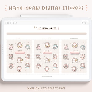 Cute Adhd Digital Stickers/ ADHD Goodnotes Stickers/ ADHD Digital ...