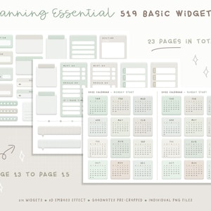 Functional Digital Stickers/ Digital Planner Widgets/ Digital Planner Stickers/ Digital Sticker ...