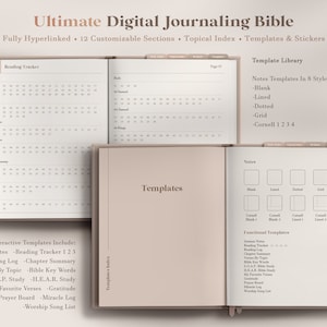 Digital Bible Journal/ Digital Study Bible/ Digital Bible Study Journal ...