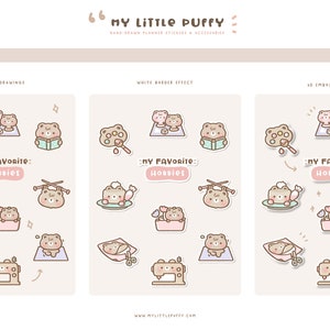 Kawaii Digital Planner Stickers/ Cute Digital Stickers/ Digital Journal ...