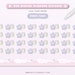 Cute Digital Planner Stickers/ Cute Goodnotes Stickers/ Cute Digital ...