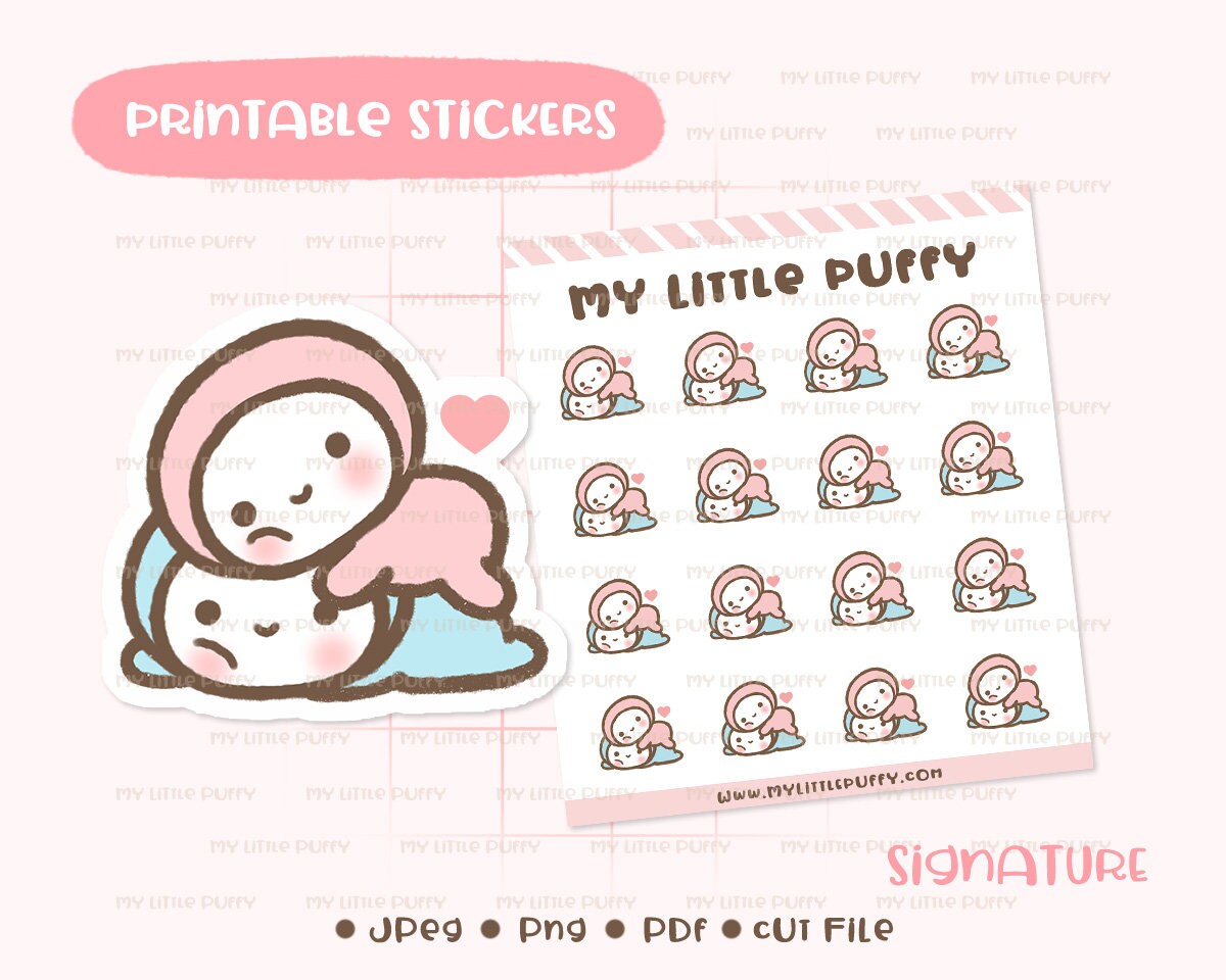 Cuddle Planner Sticker/ Happy Together Printable Planner | Etsy