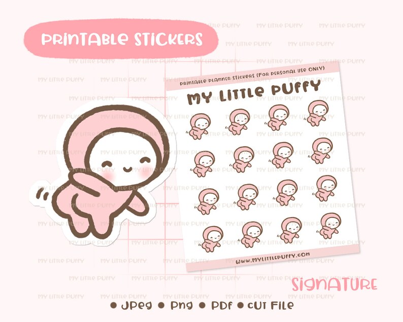 Cute Kick Butt Printable Planner Sticker/ Kick Butt Planner | Etsy