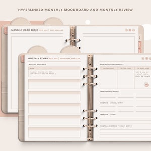 Cute Undated Digital Planner/ Realistic Digital Planner/ Undated ...