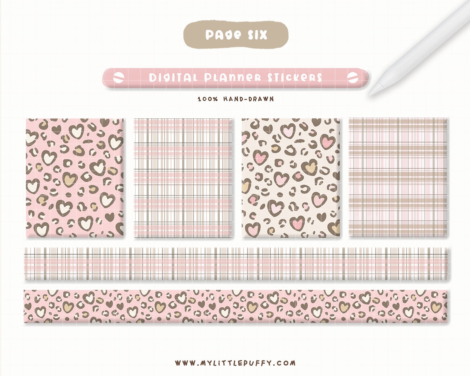Kawaii Digital Planner Stickers for Goodnotes Planner/ - Etsy
