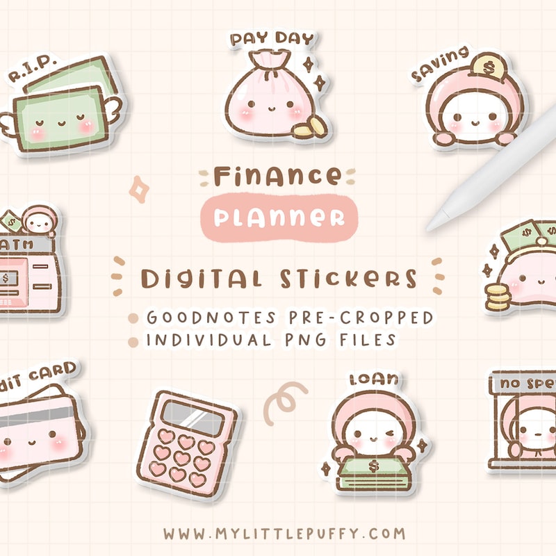 Finance Stickers - Etsy