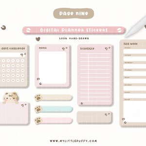 Kawaii Digital Planner Stickers for Goodnotes Planner/ Goodnotes ...