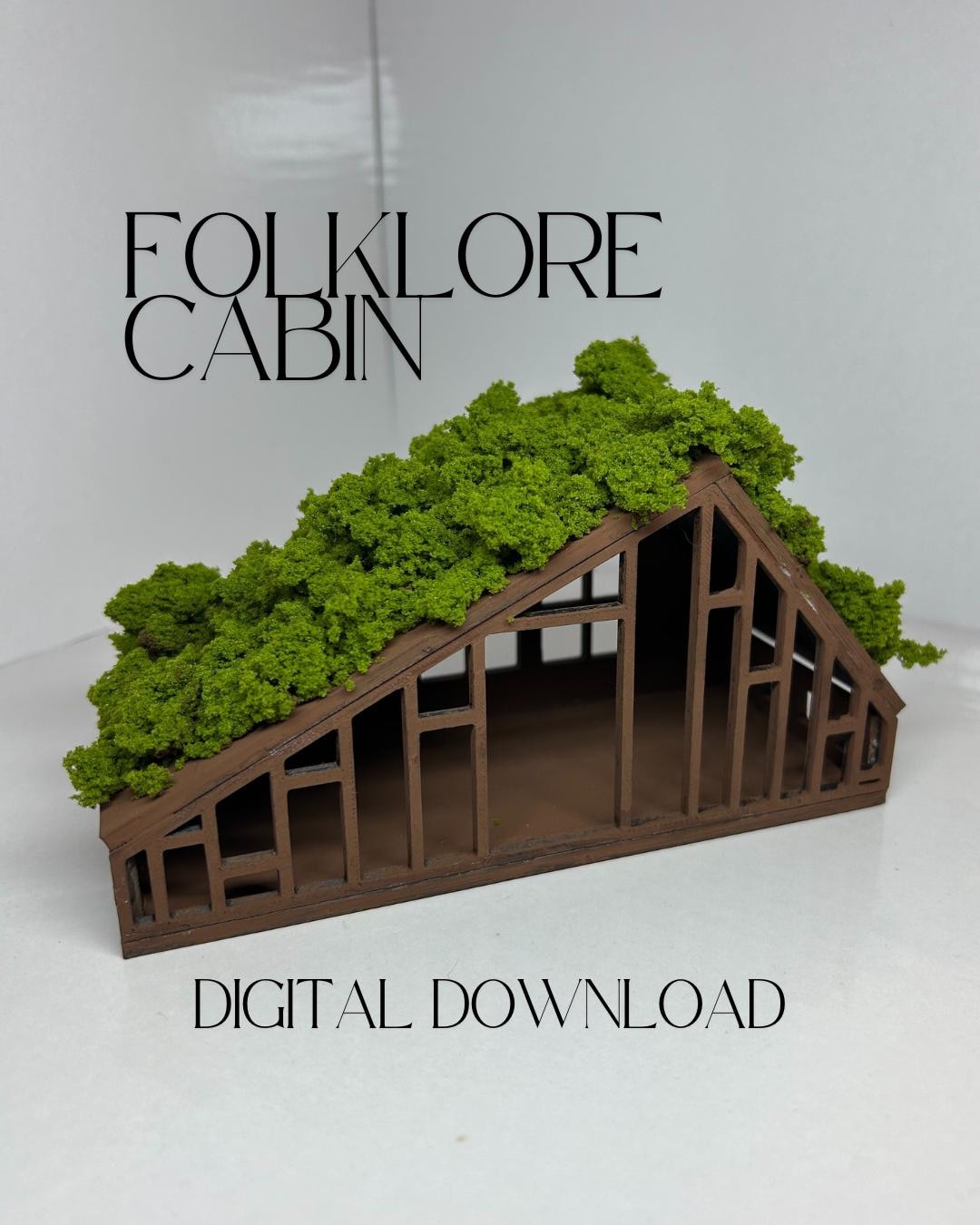 The Taylor Swift Folklore Cabin STL 3D Print File (digital Download ...