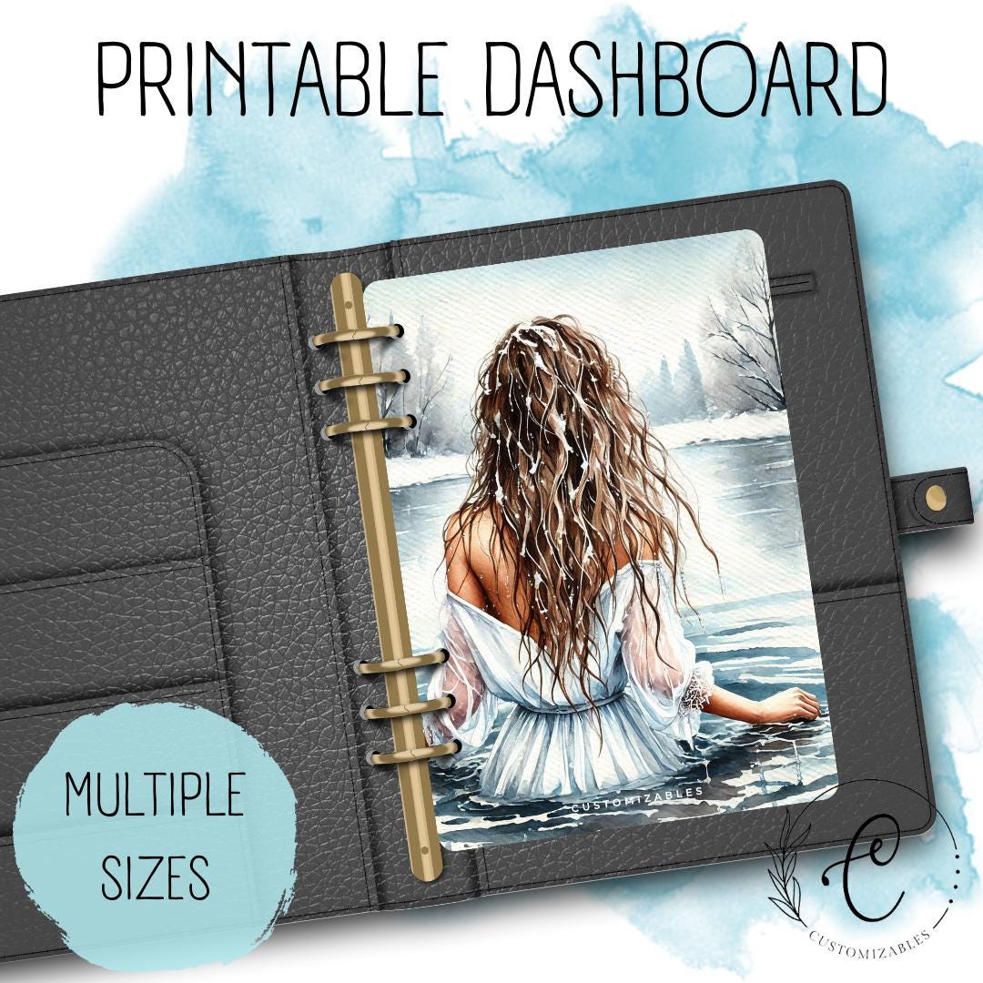 Planner Dashboard Printable, Planner Printable, Happy Planner Dashboard ...