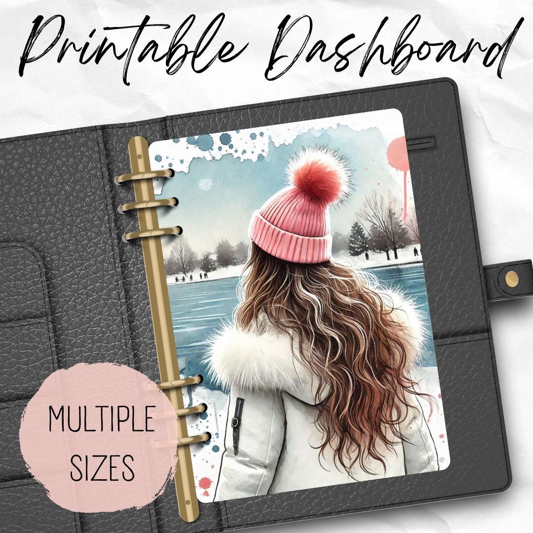 Planner Dashboard Printable, Planner Printable, Happy Planner Dashboard ...