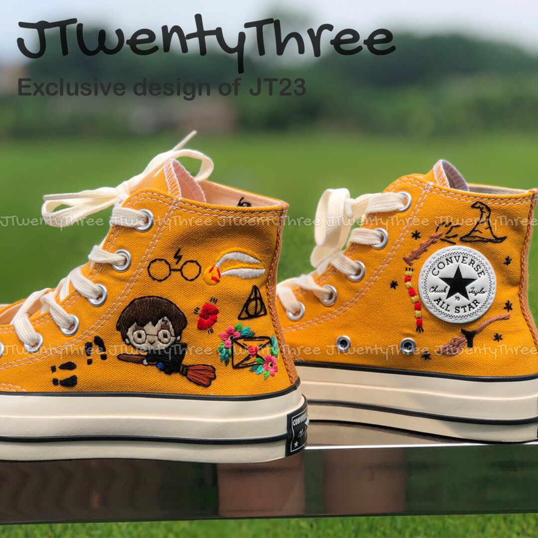 Cute Movie Character Converse, Custom Wizard School Students, Cartoon ...