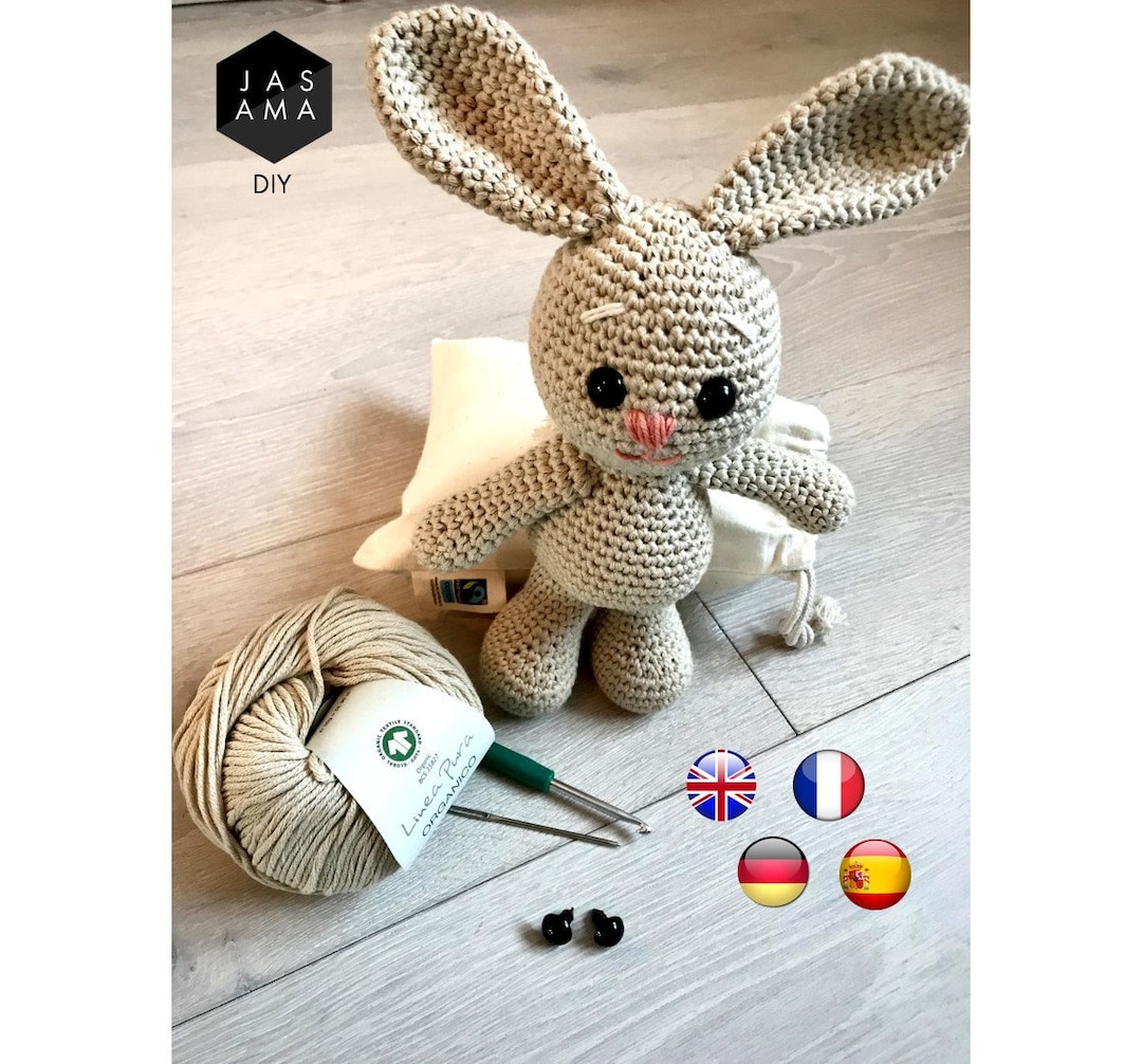 DIY Kit Crochet Bunny Starter Kit - Etsy