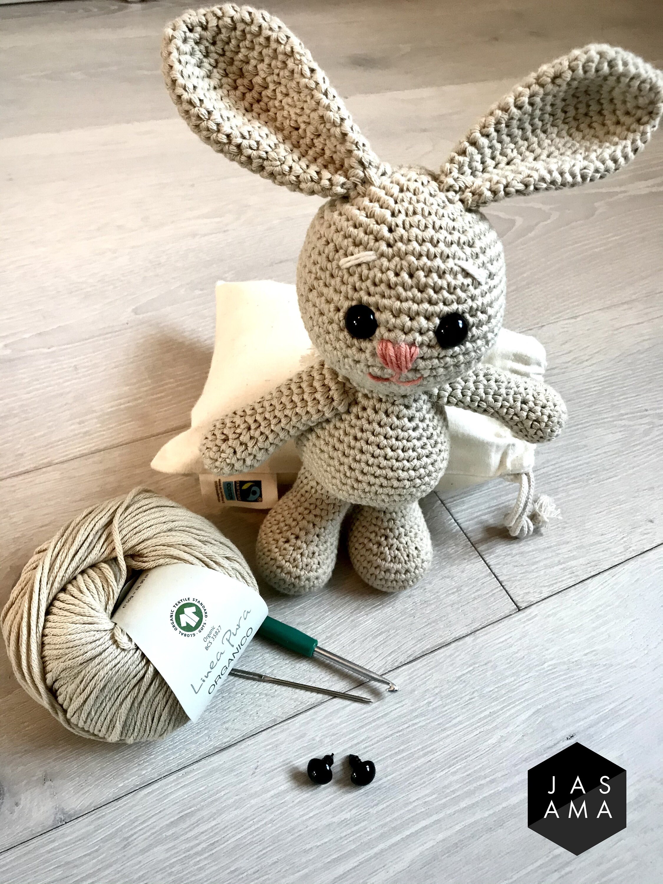 DIY Kit Crochet Bunny Starter Kit - Etsy