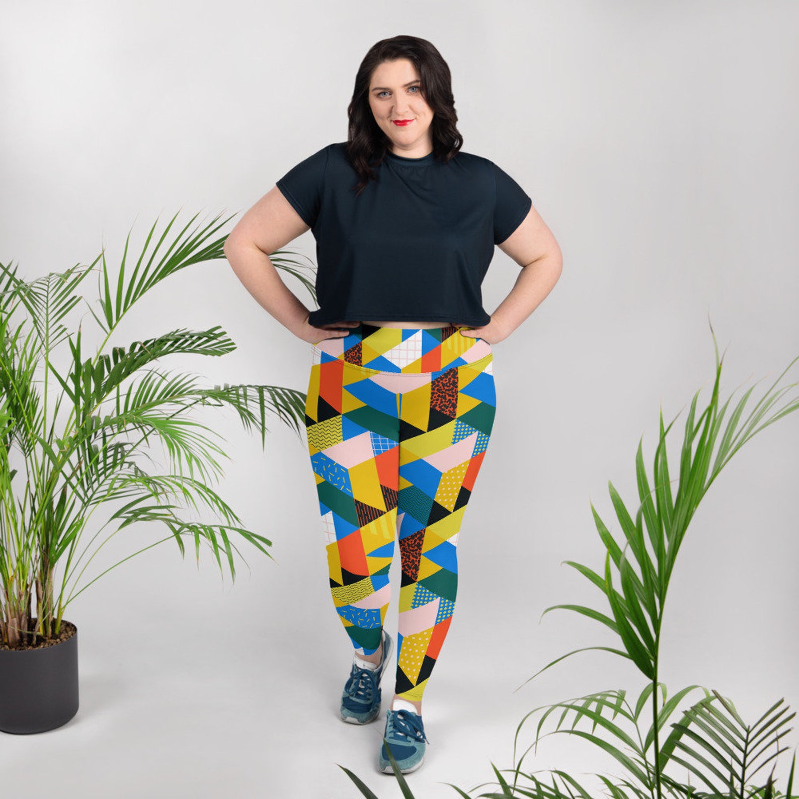 Plus Size Leggings, Bright Color Leggings, Plus Sized Leggings, 2xl ...