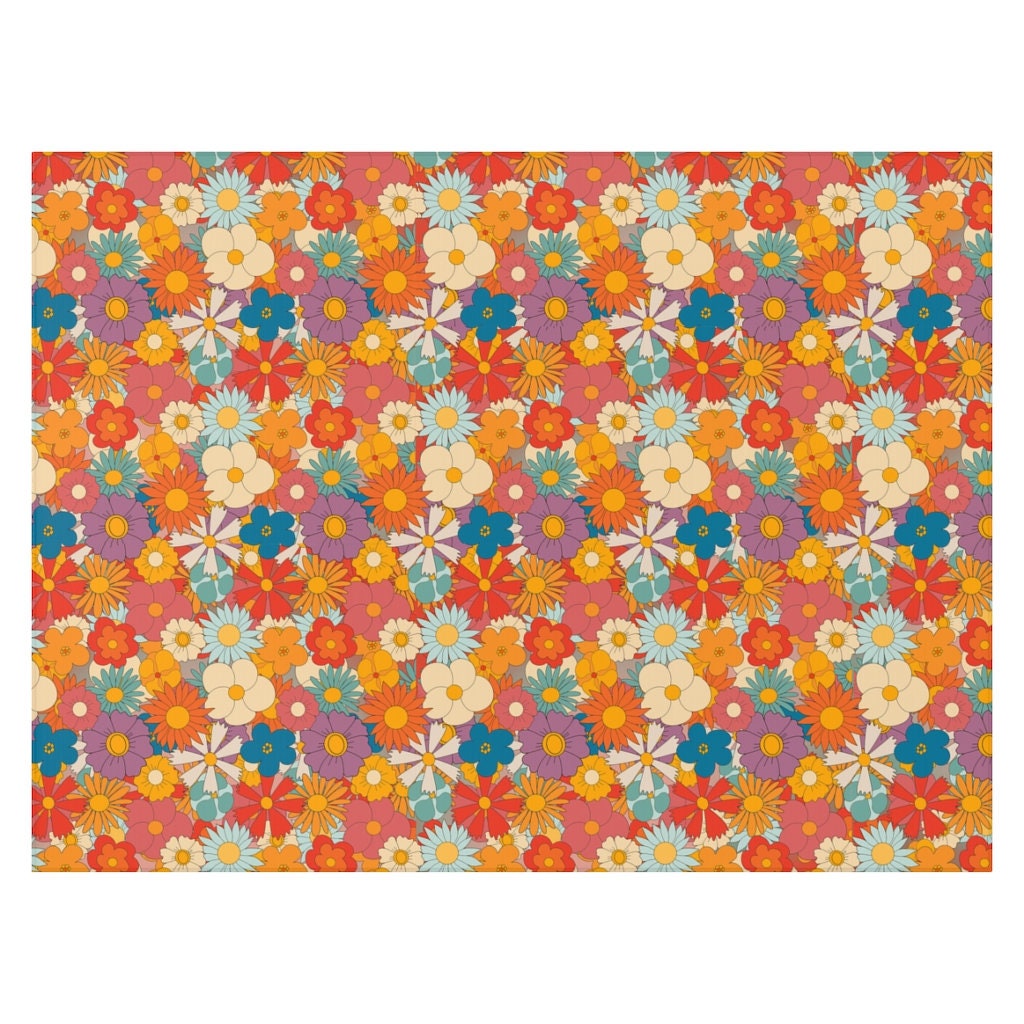 Groovy Dornier Rug, Hippie Rugs, Hippie Decor, Groovy Home Decor ...