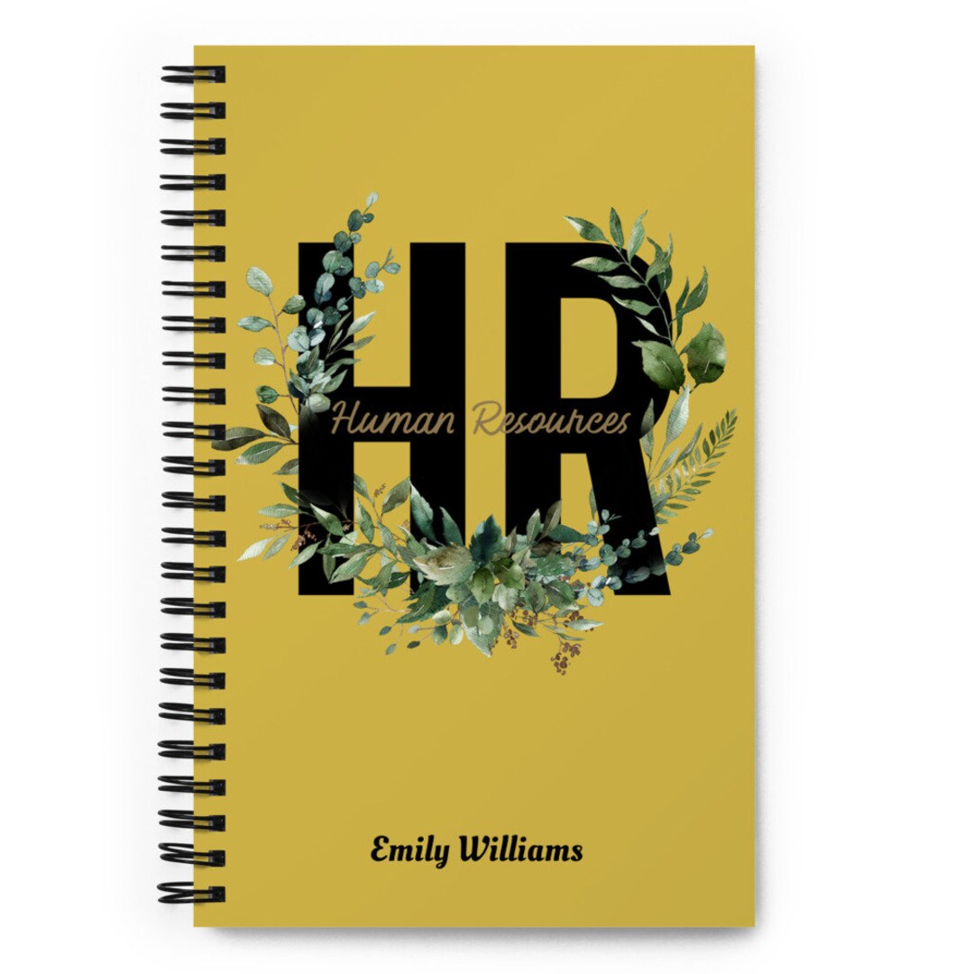 HR Spiral Notebook, HR Gift, Human Resources Gift, Human Resources ...