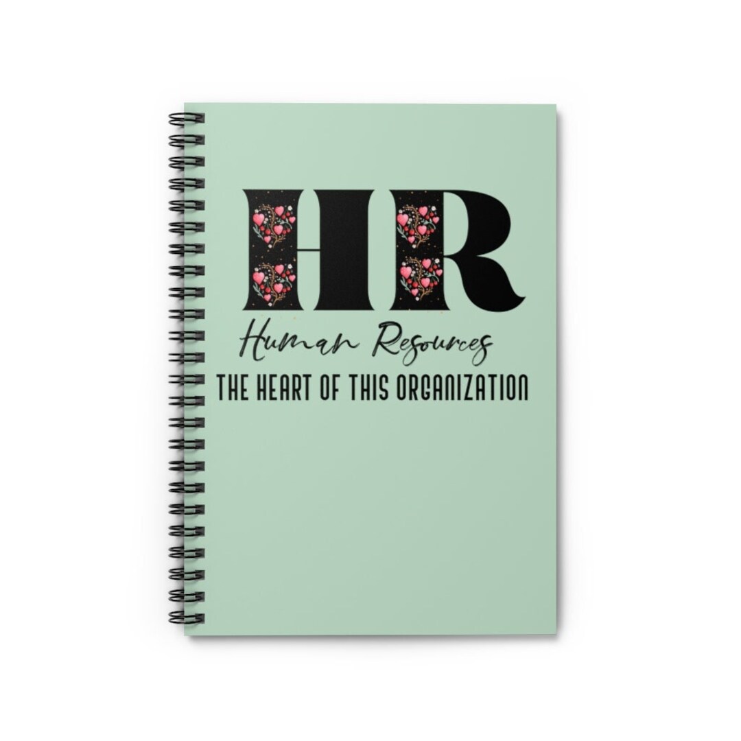 HR Spiral Notebook, HR Gift, Human Resources Gift, Human Resources ...
