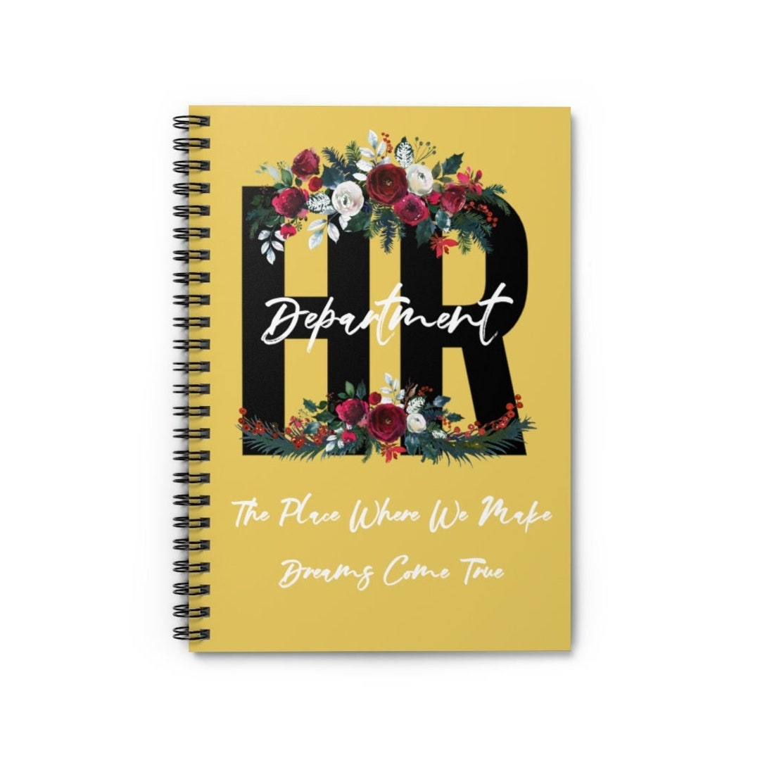 Beautiful HR Spiral Notebook, HR Gift, Human Resources Gift, Human ...