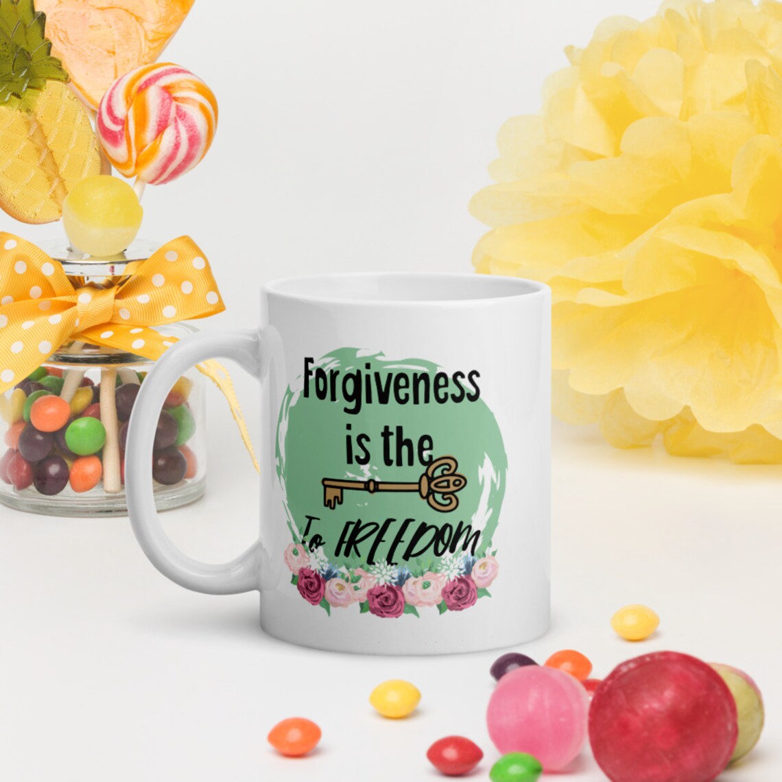 Forgiveness Mug, Christian Mug, Christian Gift Mugs, Forgiveness is the ...