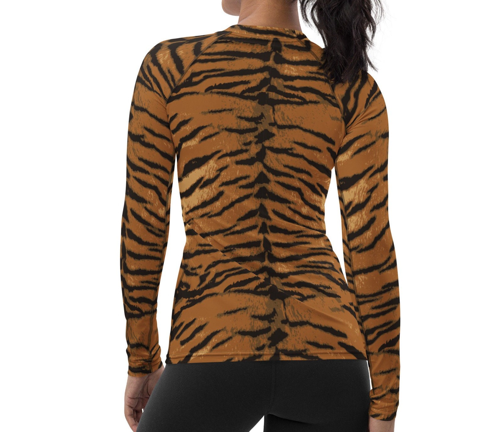 Fall Rash Guard, Tiger Rash Guard, Tiger Print Rash Guard, Cute Rash ...