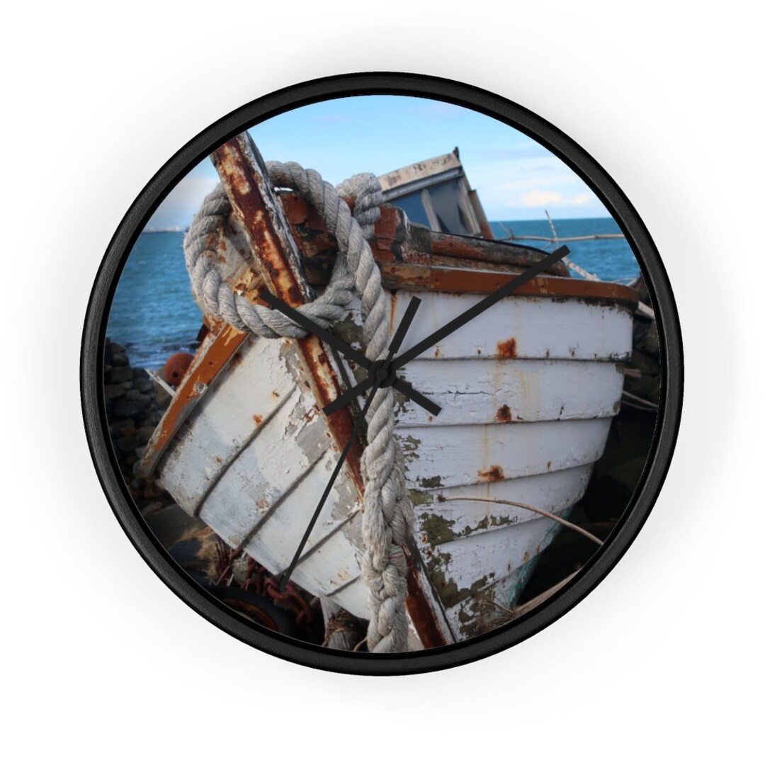 Nautical Wall Clock, Wall Clocks, Boat Wall Clocks, Gifts for Him ...