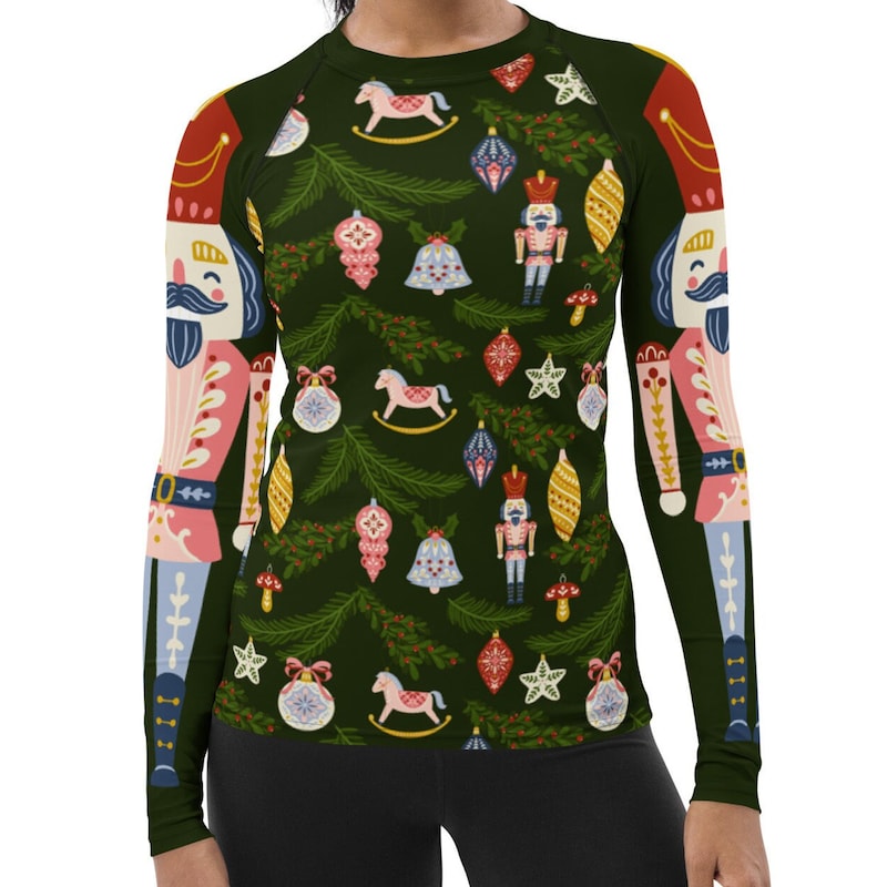 Christmas Rash Guards - Etsy