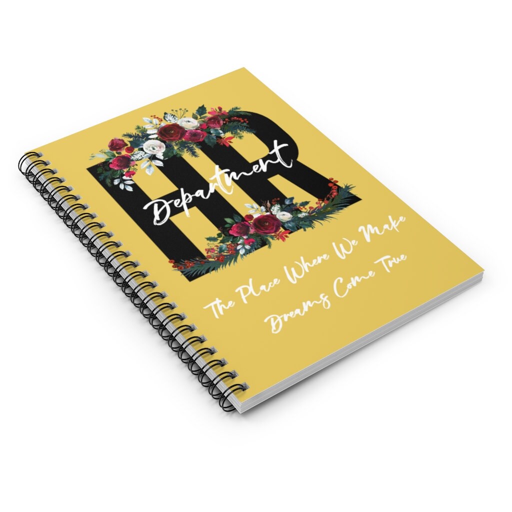 Beautiful HR Spiral Notebook HR Gift Human Resources Gift - Etsy