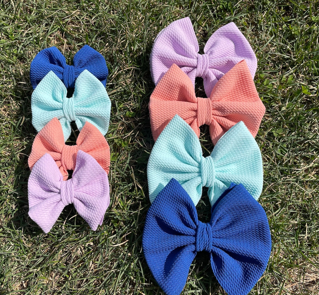 10 Colors! Bullet Liverpool Bow, 6" Bow, 4" Bow, Liverpool Bow Headband ...