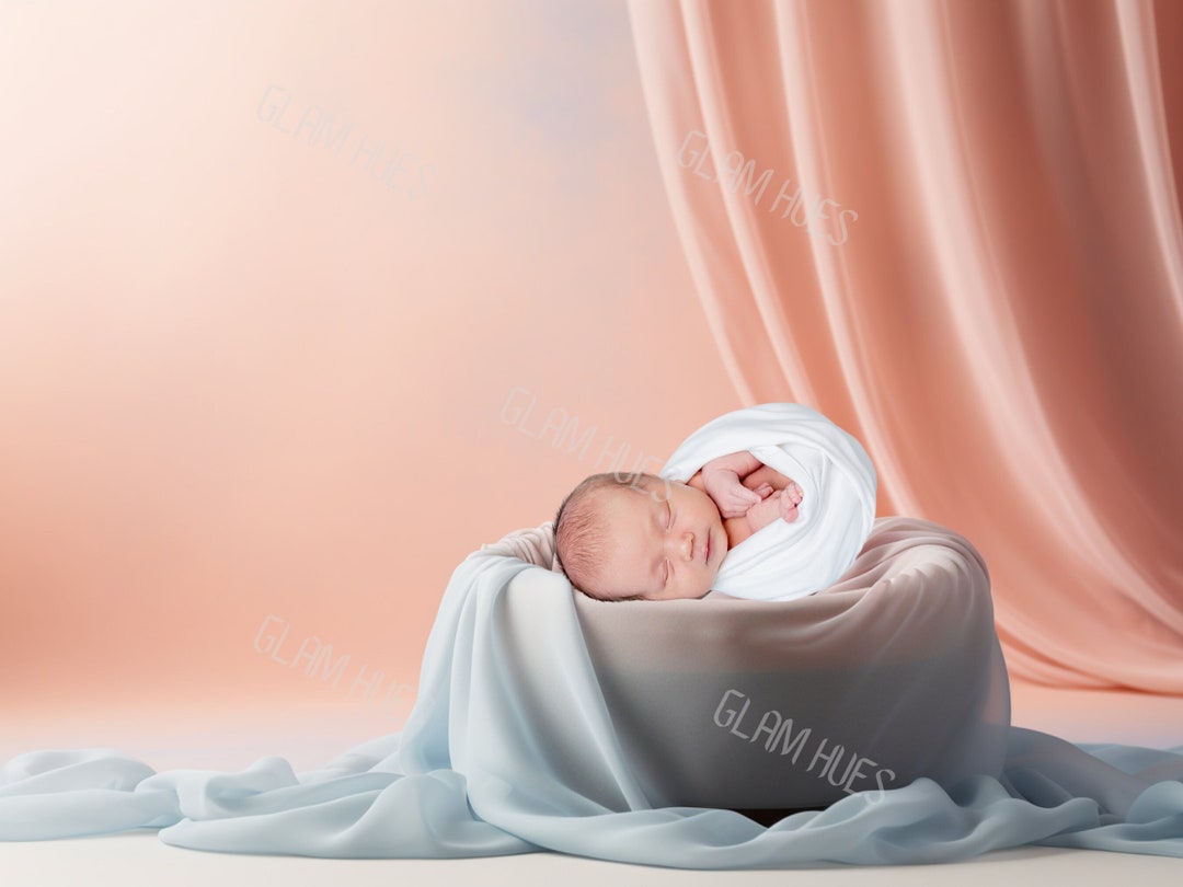 Newborn Digital Backdrop for Photo Editing, Newborn Baby Photography ...