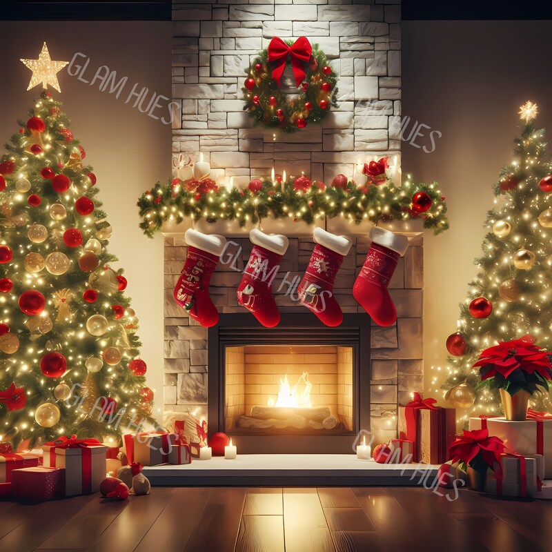 Christmas Photo Backdrop - Etsy