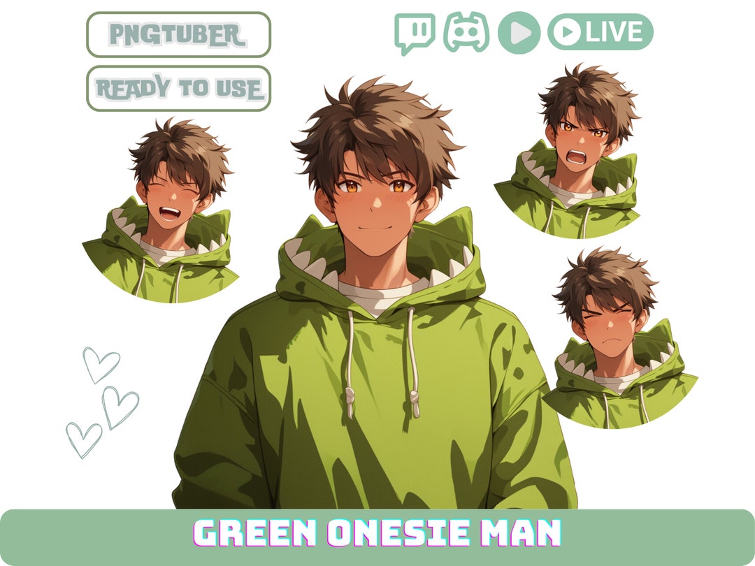 Pngtuber Male Model Avatar Twitch Overlay OBS Stream Overlay Png Tuber ...