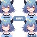 Pngtuber Avatar Anime Girl | Vtuber PNG Model for Twitch & Youtube ...