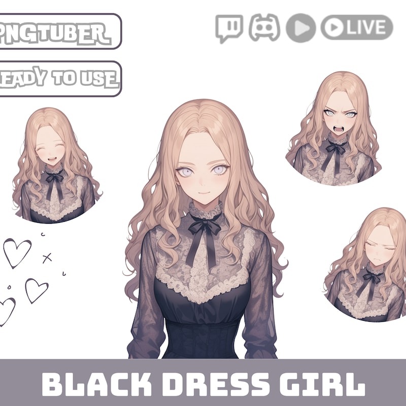 Vtuber Hair - Etsy