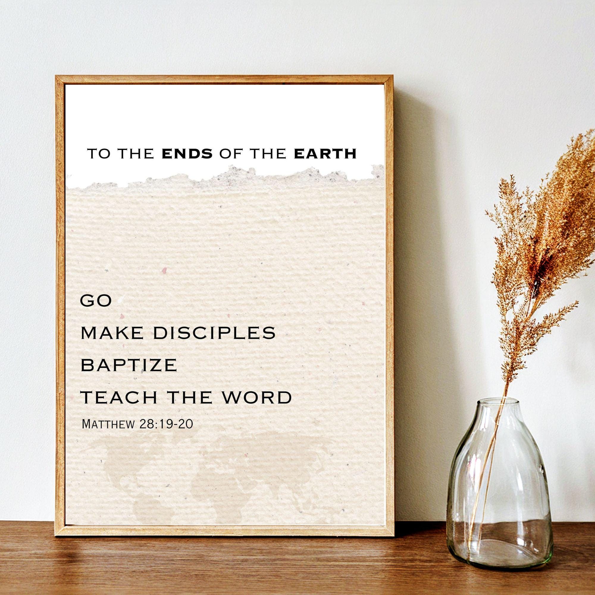 Aesthetic Inspirational Christian Wall Art, Faith Based, Bible Verse ...
