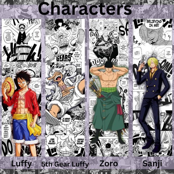 One Piece Bookmark - Etsy