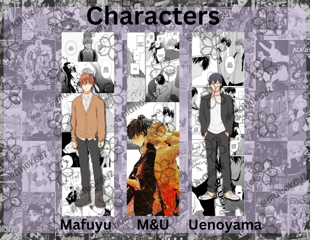 BL Themed Bookmark / Anime Bookmark - Etsy