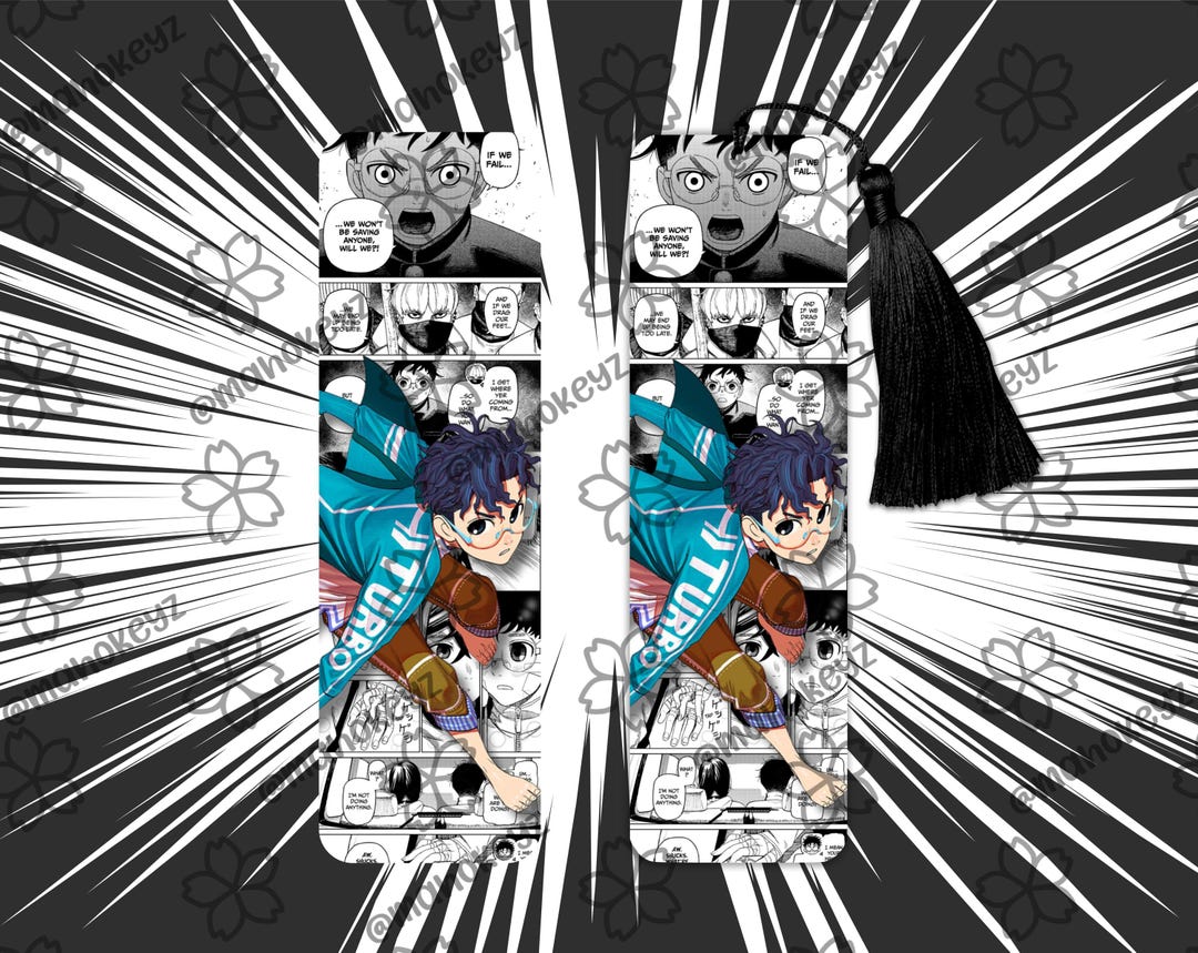 Anime Character Bookmark, Manga Gift - Etsy
