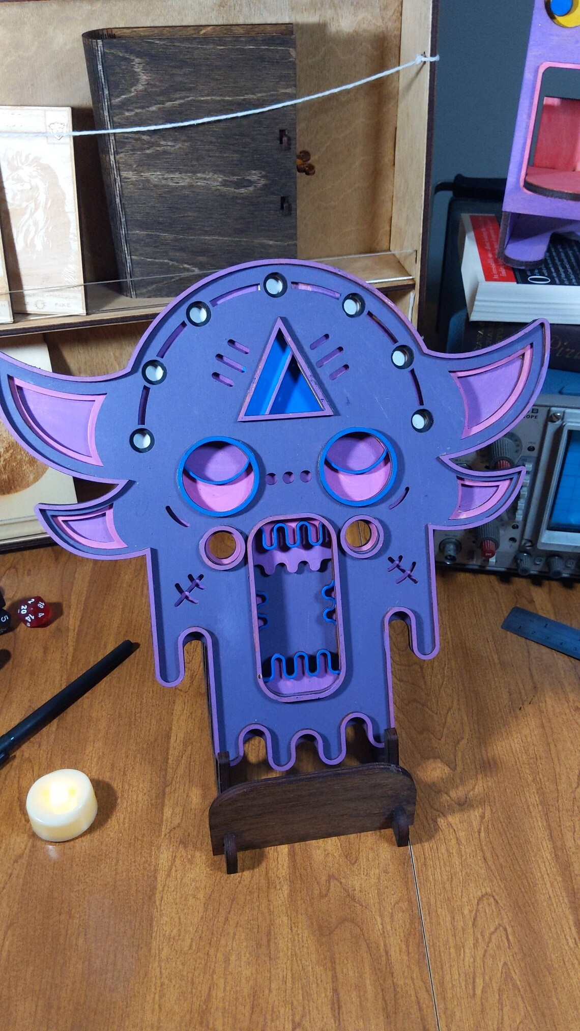 Art Mask Festival Costume Lovecraft Horror Spooky Wood Layered Laser ...