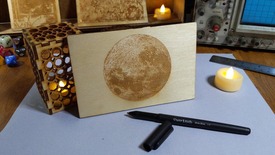 Handmade Wooden Postcard | Unique Gift Mailable Etched Woodcraft ...