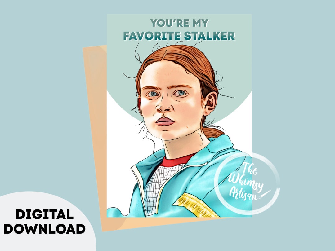 Stranger Things Max, Stranger Things Card, Digital Download, Birthday ...