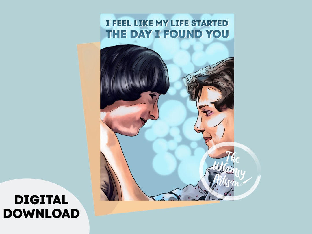 Stranger Things Mike/el, Stranger Things Card, Digital Download ...