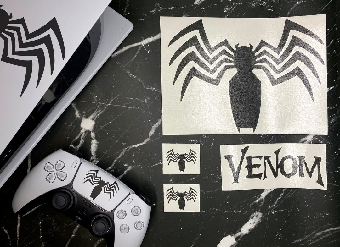 PS5 - Venom Spider-man Sony Playstation Marvel Decal Set Free Shipping ...